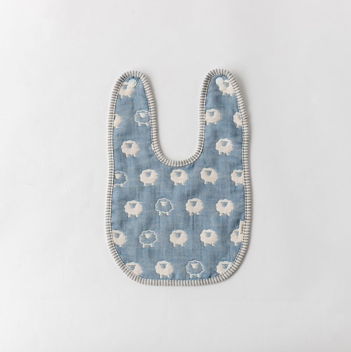FUWARA SHEEP MUSLIN BIB | JAPANESE GAUZE | MADE IN JAPAN – NiMi Projects